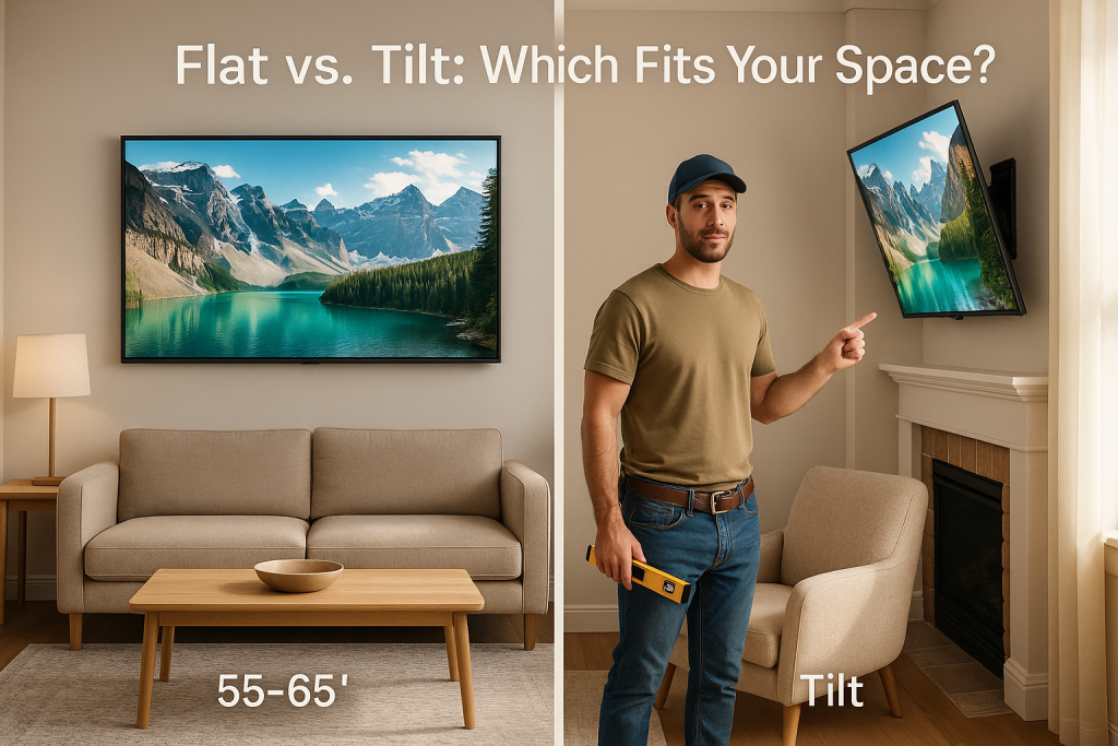 Flat vs Tilt TV Mounts — Which One Actually Makes the Most Sense for ...